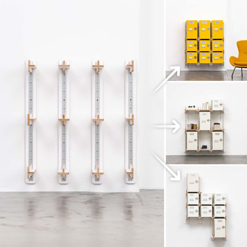 Flying Wall - das himmlisch flexible Regalsystem von VanDeBord