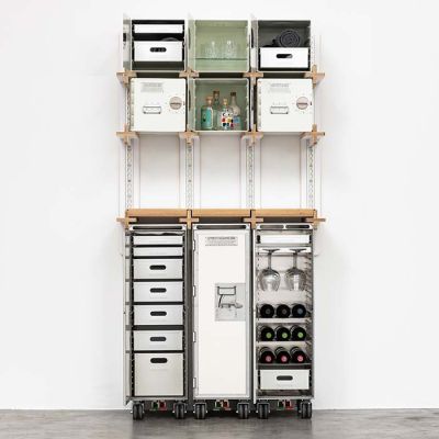 Flying Wall — the beautifully flexible Shelving System from VanDeBord