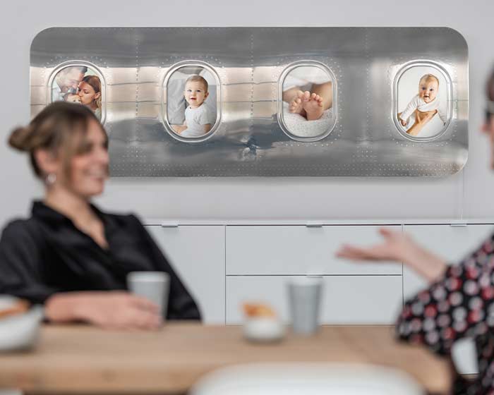 Genuine Airplane Windows as Picture Frames or Mirrors | VanDeBord